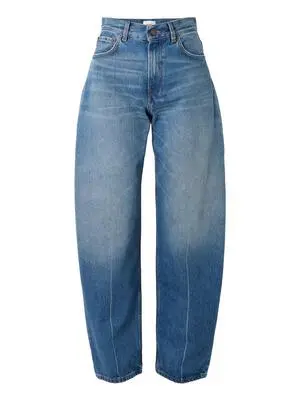HAIKURE Bibi High-rise Barrel-leg Jeans - Blue