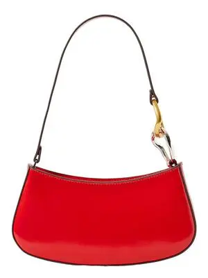 DEIJI STUDIOS Patent-leather Shoulder Bag - Red