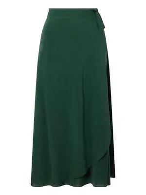 ERES Julieta Stretch-jersey Wrap Midi Skirt - Green