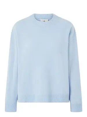ANINE BING Lee Cashmere Sweater Light Blue