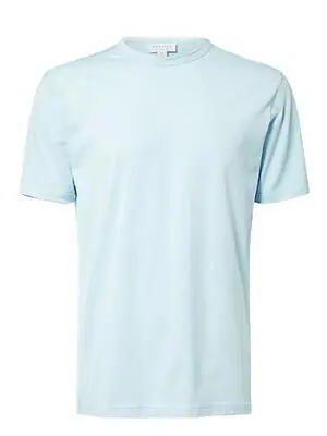 Sunspel Classic Short-sleeve Cotton T-shirt - Frost Blue