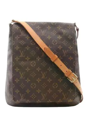 LOUIS VUITTON 1999 Musette Monogram Shoulder Bag - Brown