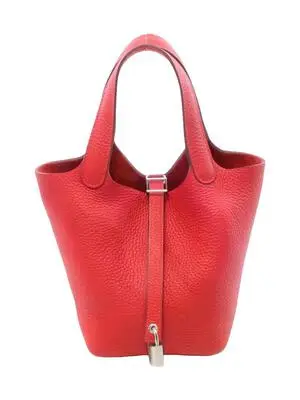 Hermès 2024 Picotin Lock Pm Handbag - Red