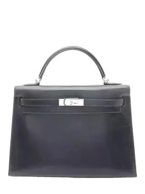 Hermès 2000 32 Kelly Tote Bag - Blue