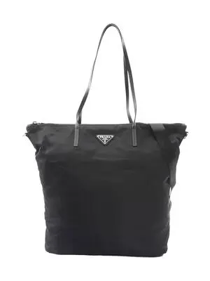 Prada 2010s Zip-fastening Tote Bag - Black