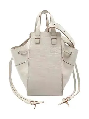 Loewe 2010s Mini Hammock Leather Tote Bag - Neutrals