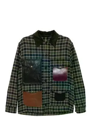 Junya Watanabe Check Patchwork Jacket - Green