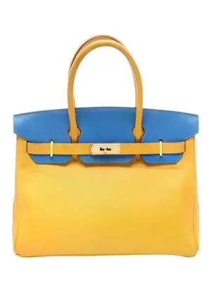 Hermès 1996 Birkin 30 Tote Bag - Yellow
