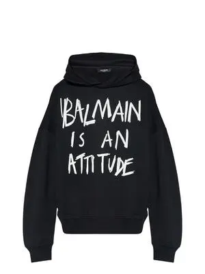 Balmain Logo-printed Sweatshirt - Black