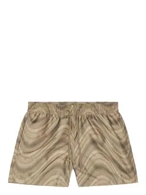 Frescobol Carioca Rio Jacquard Fibra Swim Short Khaki