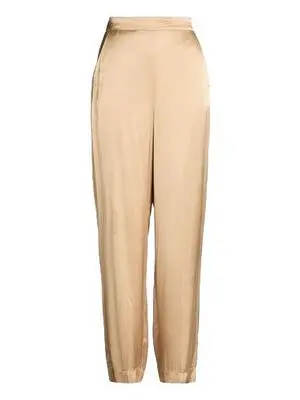OTTOD'AME Wide-leg High-waisted Pants - Beige