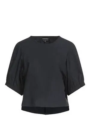 Emporio Armani Woven Top - Navy