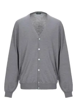 ZANONE Cardigan In Virgin Wool Blend - Grey