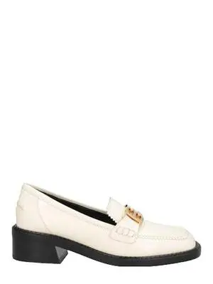 Bally Loafers In Calfskin With Appliqués - White