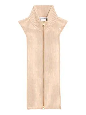 Veronica Beard Tripp Wool-cashmere Dickey - Sand