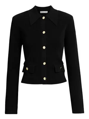 Veronica Beard Katia Knitted Jacket Black