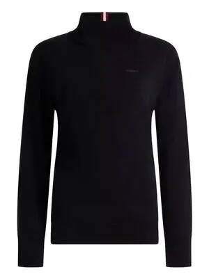 Bally Mock-neck Striped Sweater - Black
