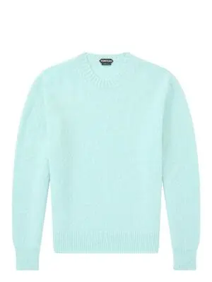 TOM FORD Alpaca-blend Sweater - Blue