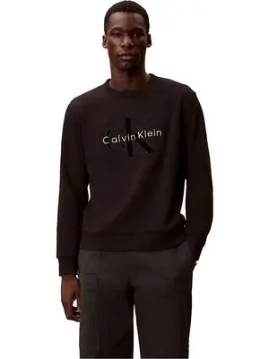 Calvin Klein Fleece Relaxed Sweatshirt - Black