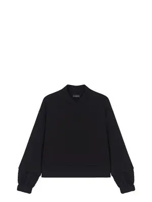 Emporio Armani Lunar New Year Double-jersey Sweatshirt - Black