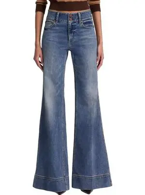 Alice + Olivia Perfect Wide-leg Jean - Denim