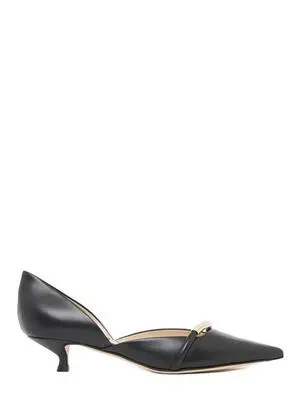 Giorgio Armani Leather Court Shoes - Black