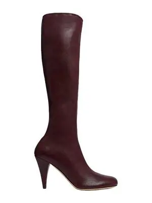 Le Monde Beryl Kim Sion Madison Leather Boots - Burgundy