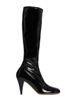 Le Monde Beryl Kim Sion Madison Leather Boots - Black