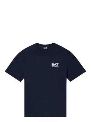 Emporio Armani Visibility Cotton Jersey T-shirt - Navy