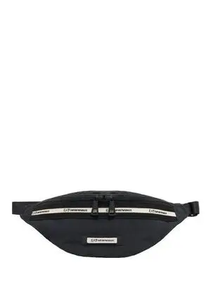 Emporio Armani Ea7 Logo Series Nylon Belt Bag - Black
