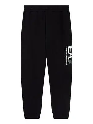 Emporio Armani Visibility Cotton Joggers - Black