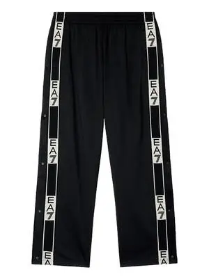 Emporio Armani Graphic Series Technical Fabric Trousers - Black