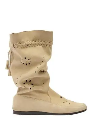 Isabel Marant Welky Flat Boots - Sand