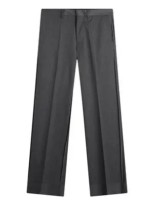 MAISON MARGIELA Tailored Wool Blend Trouser - Dark Grey Melange