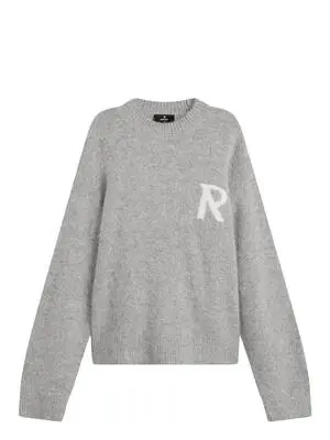 REPRESENT Logo Knit Jumper - Grey