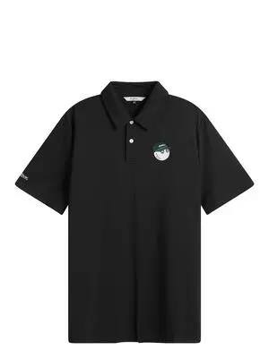MALBON Fairway Baldwin Polo Shirt - Black