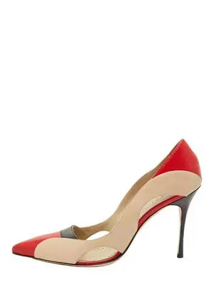 MANOLO BLAHNIK Vestala Cut-Out Heels