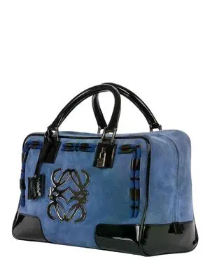 Loewe Amazona Boston 36 Tote Bag - Blue