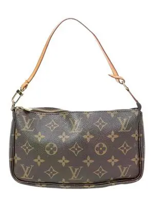 LOUIS VUITTON 2000s Monogram Shoulder Bag - Brown