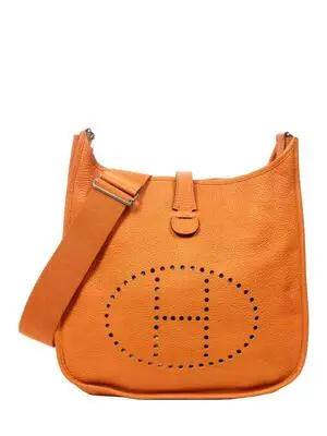 Hermès Leather Shoulder Bag - Orange