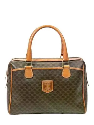 Celine Macadam Pattern Tote Bag - Brown