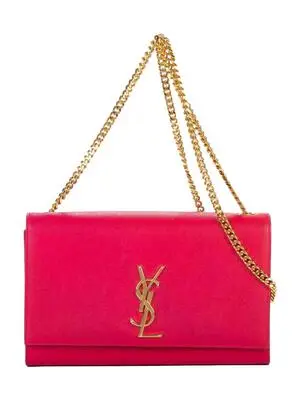 Saint Laurent Logo-plaque Cross-body Bag - Pink