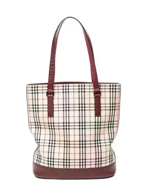 Burberry Check-patterned Tote Bag - Neutrals