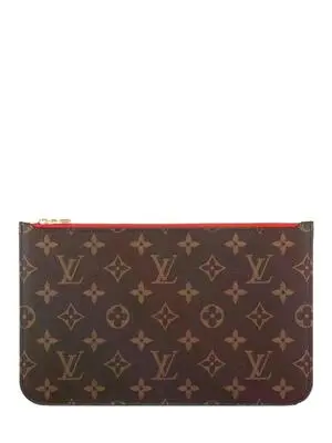 LOUIS VUITTON Neverfull Mm Pouch - Brown