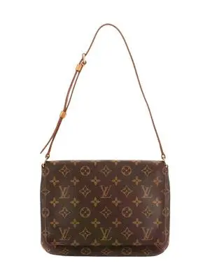 LOUIS VUITTON 1998 Musette Tango Shoulder Bag - Brown