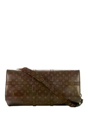 LOUIS VUITTON Nebula Keepall Bandouliere 50 Monogrammed Luggage - Brown