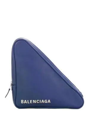 Balenciaga Triangular Clutch - Blue