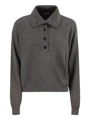 BRUNELLO CUCINELLI High-Collar Sweater