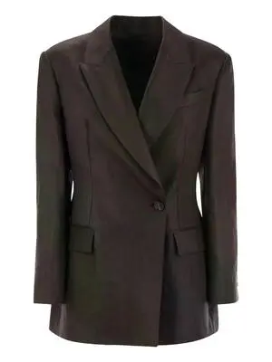Brunello Cucinelli Double-breasted Blazer - Brown