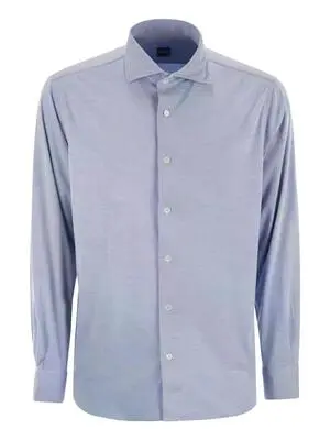 Fedeli Giorgio Button Shirt - Blue